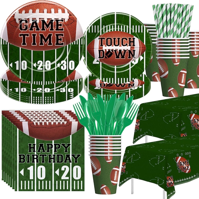 Football Party Tableware - Etsy