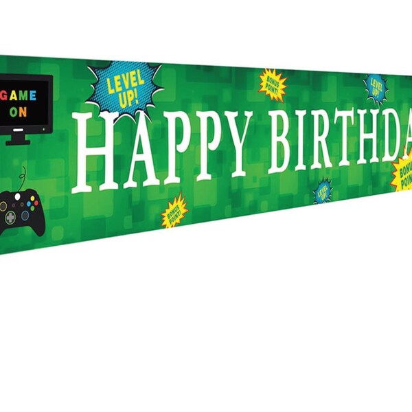 Happy Birthday Video Game Sign - Etsy
