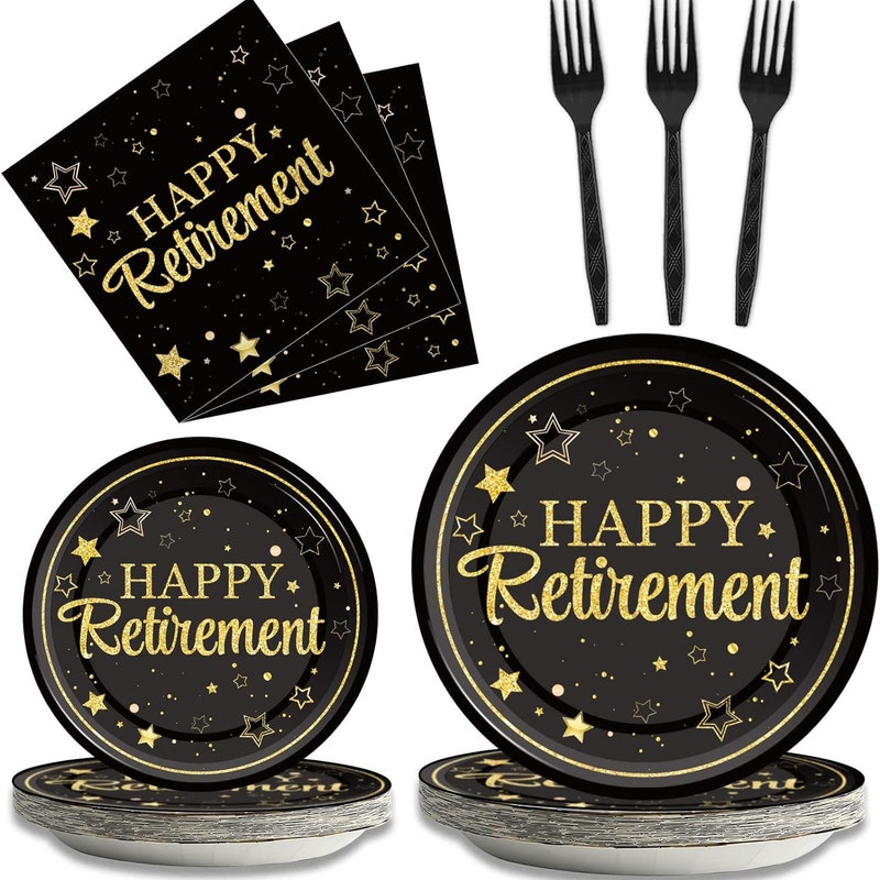 Retirement Plate Set - Etsy