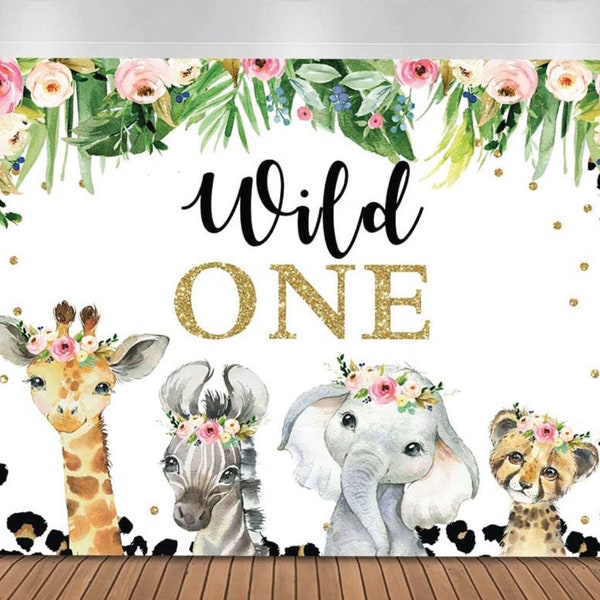 Wild One Backdrop - Etsy