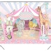 Pink Carnival Party Backdrop, Circus Tent Carnival Birthday Vinyl Photo ...