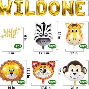 Wild One Birthday Balloons Garland Arch Kit With Artificial - Etsy