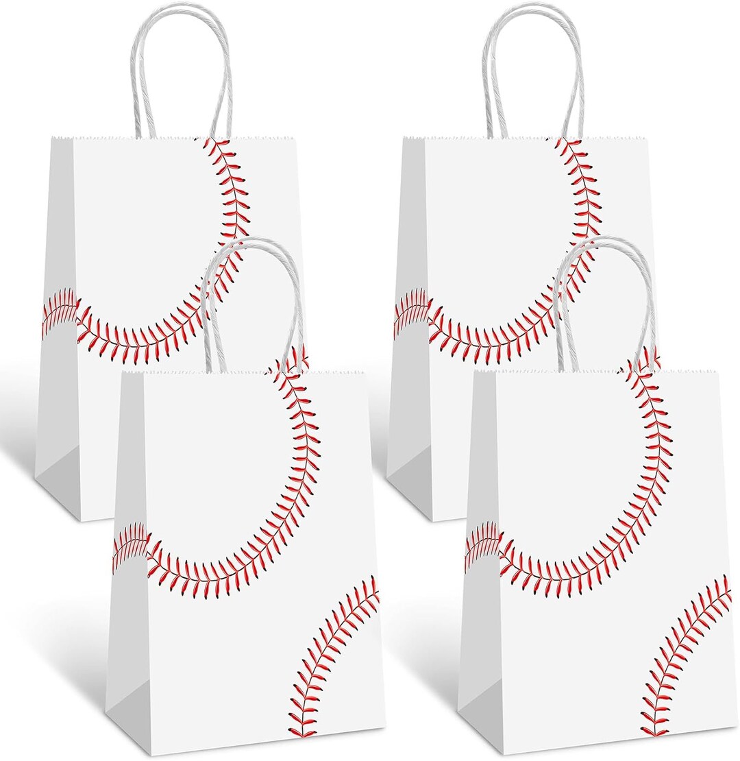 Baseball Party Favor Bags 16 PCS, Baseball Party Birthday Decorations ...