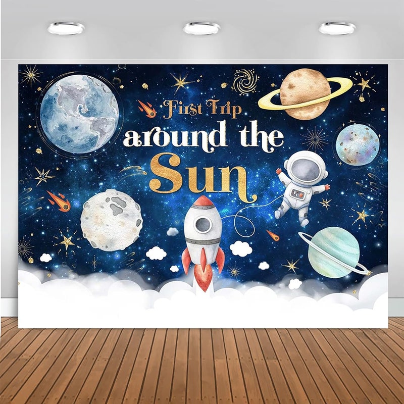 Galaxy Birthday Banner - Etsy