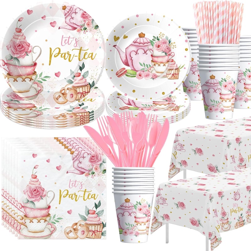 Tea Party Plates and Cups - Etsy