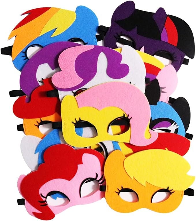Unicorn Felt Masks Pack of 12 Pony Masks Unicorn Party - Etsy