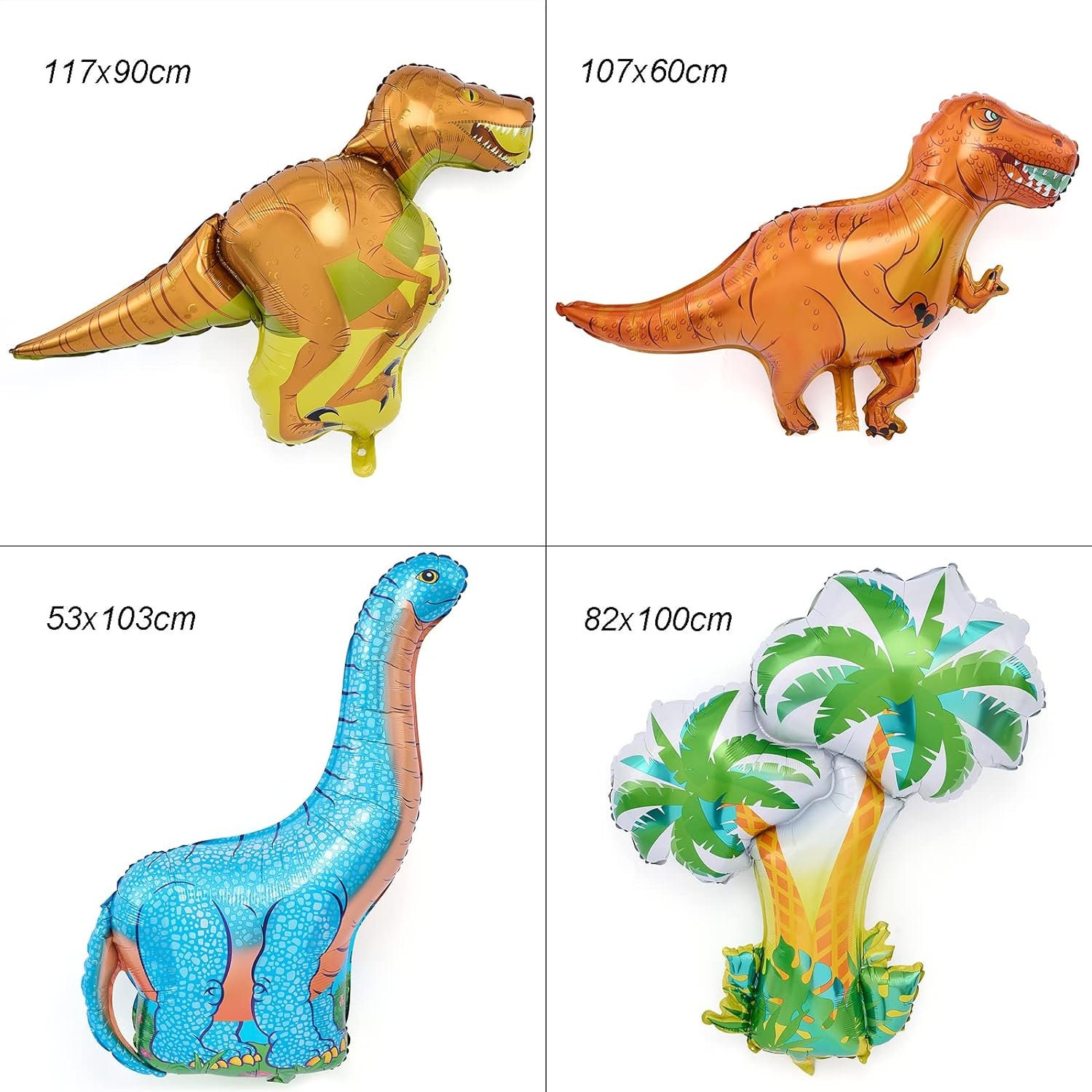 Dinosaur Birthday Backdrop and Balloon Garland Arch Kit, Dinosaur ...