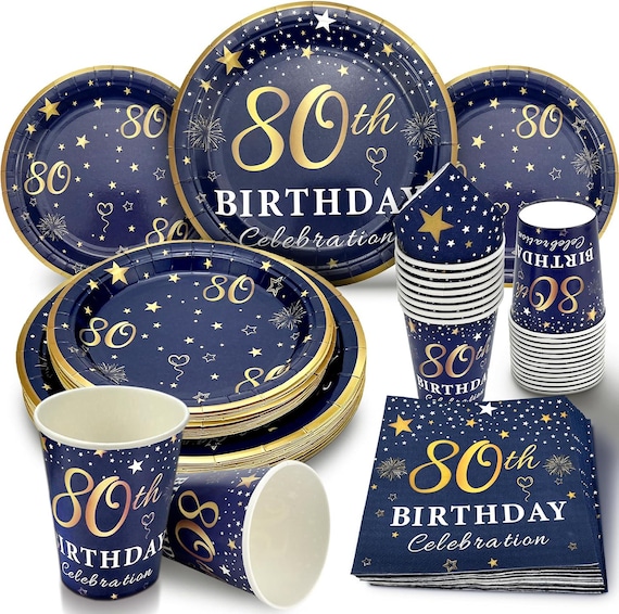 80th Birthday Celebration Colors