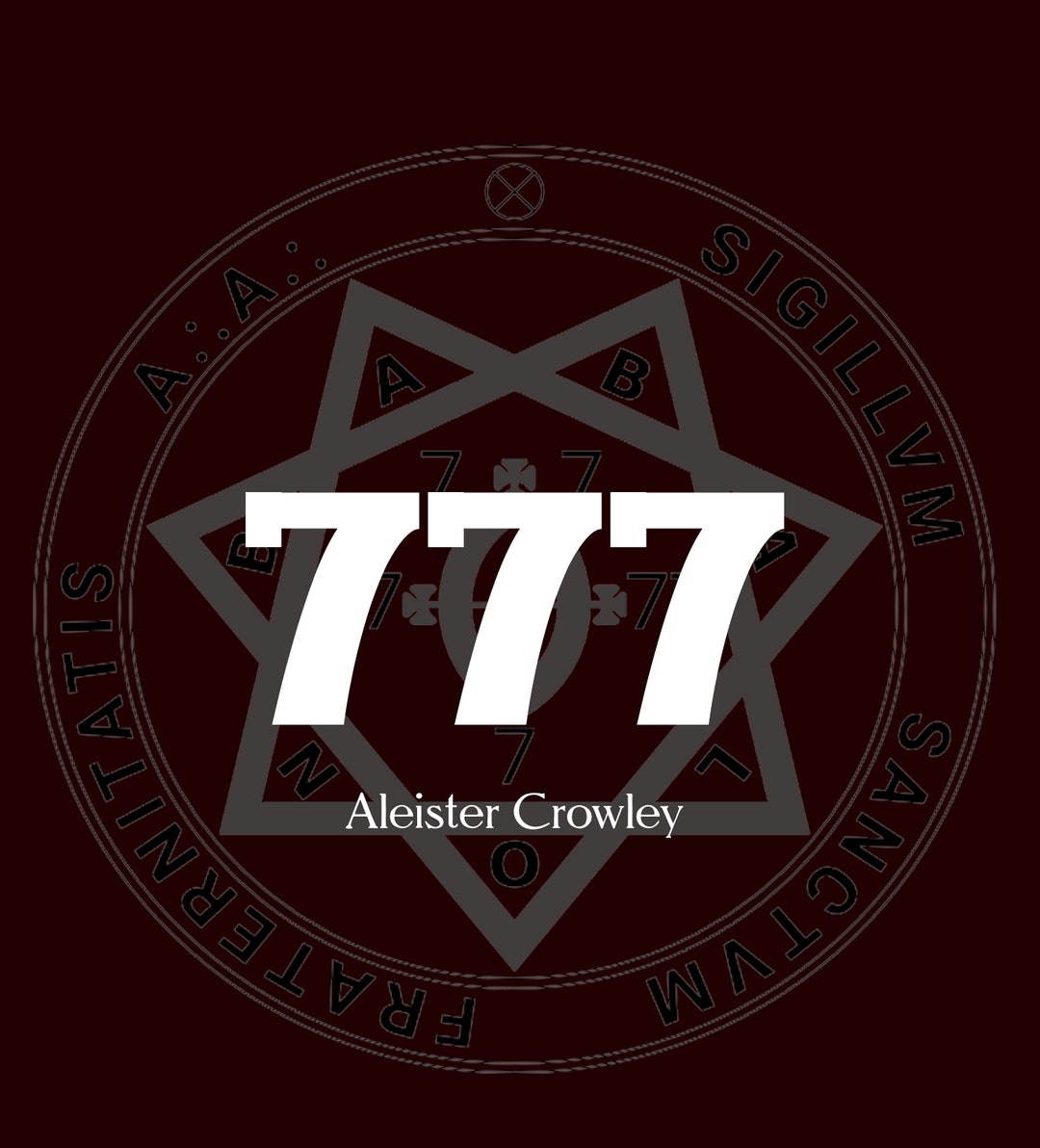 777 by Aleister Crowley - Vintage Ebook PDF Download - Etsy