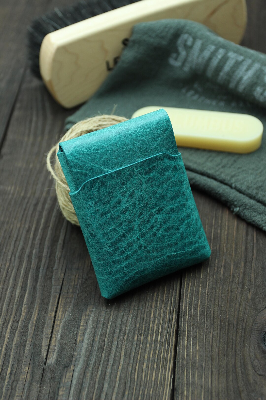 Stitchless Wallet EDC Wallet Minimalist Wallet Leather Card Holder ...