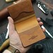 Leather Bifold Wallet Vertical Leather Wallet Mens Leather Wallet Woman ...