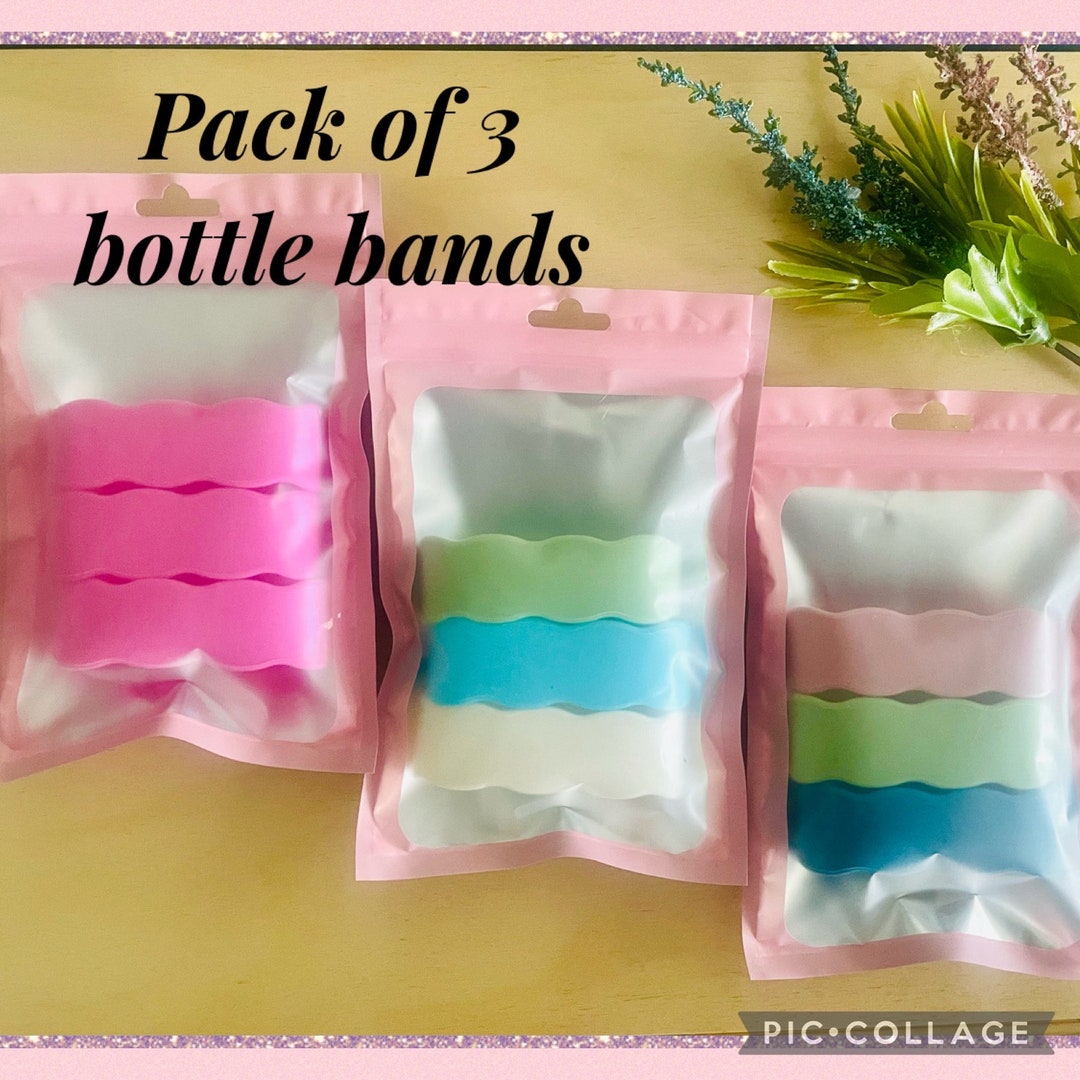 PACK of 3 PERSONALIZED LABELS, Engraved Bottle Label, Silicone Cup ...