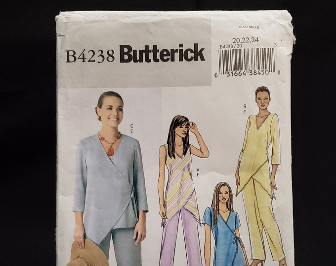 Butterick 4238 Sewing Pattern for Top and Pants Loose Fitting With ...