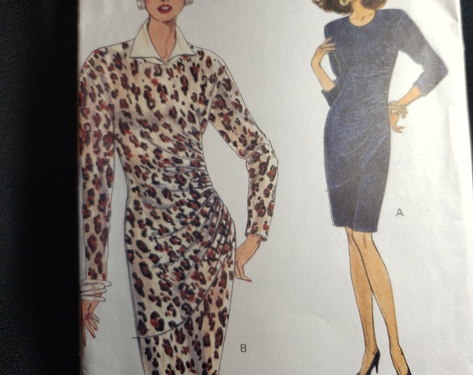 Vogue 8417 Sewing Pattern for Women's Fitted, Tapered, Above Knee Dress ...