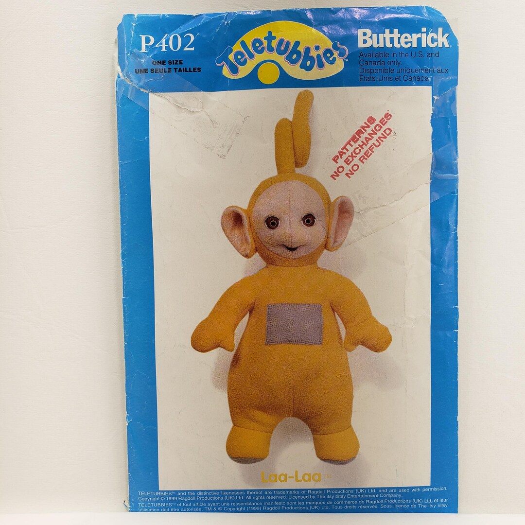 Teletubbie Laa-laa Butterick P402, Sewing Pattern, Rare UNCUT FF - Etsy