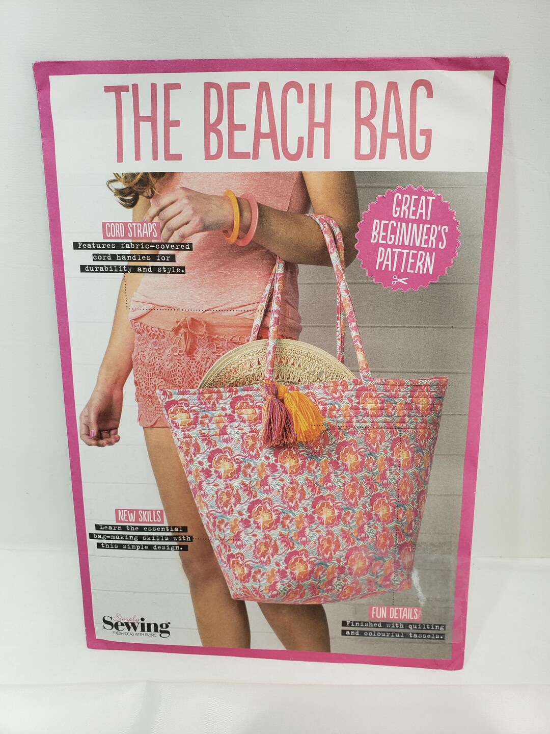 Simply Sewing Patterns, the Beach Bag UNCUT FF Sealed - Etsy
