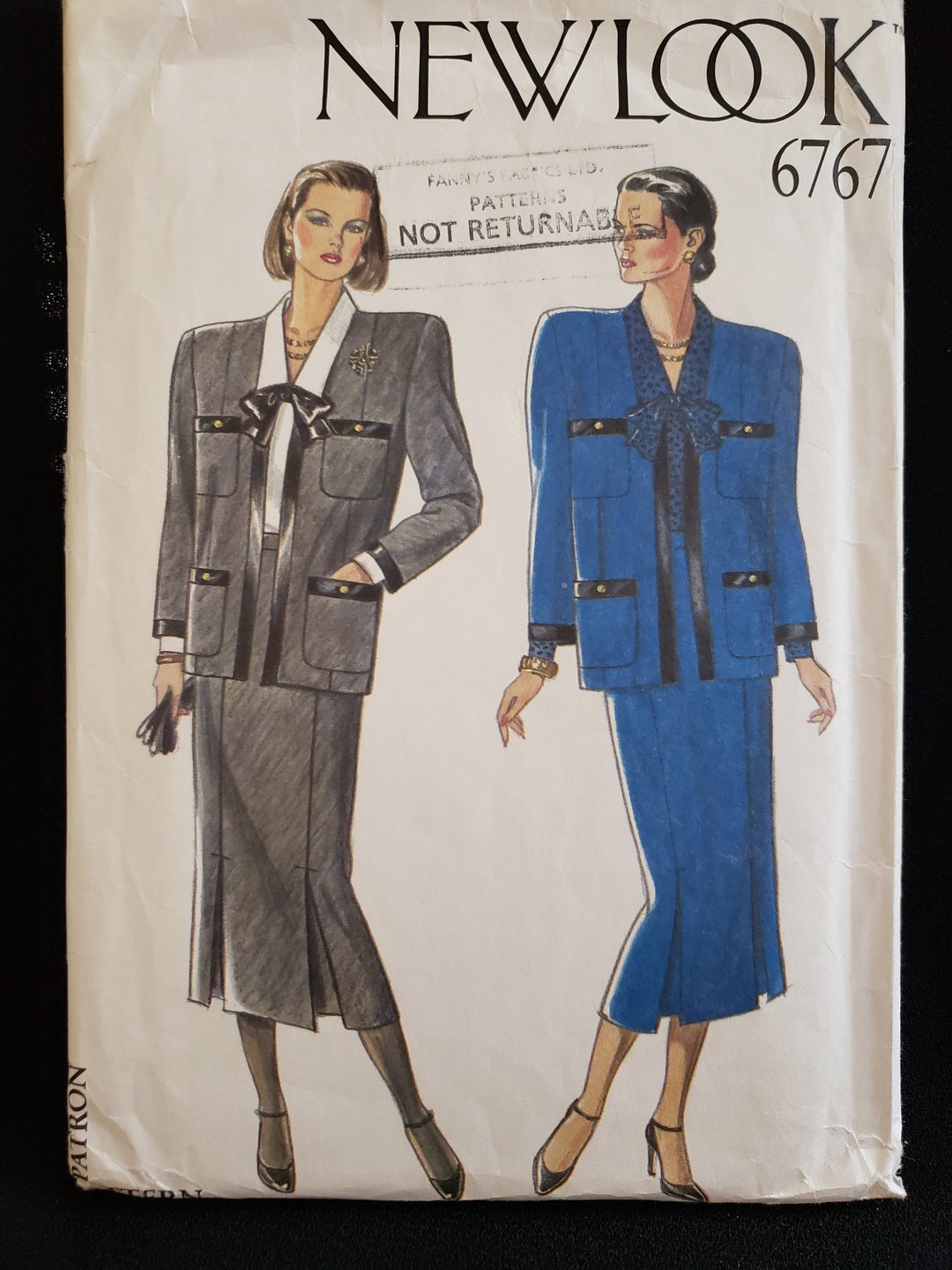 New Look 6767, Sewing Pattern, Boxy Jacket, Blouse and Skirt - Tie ...