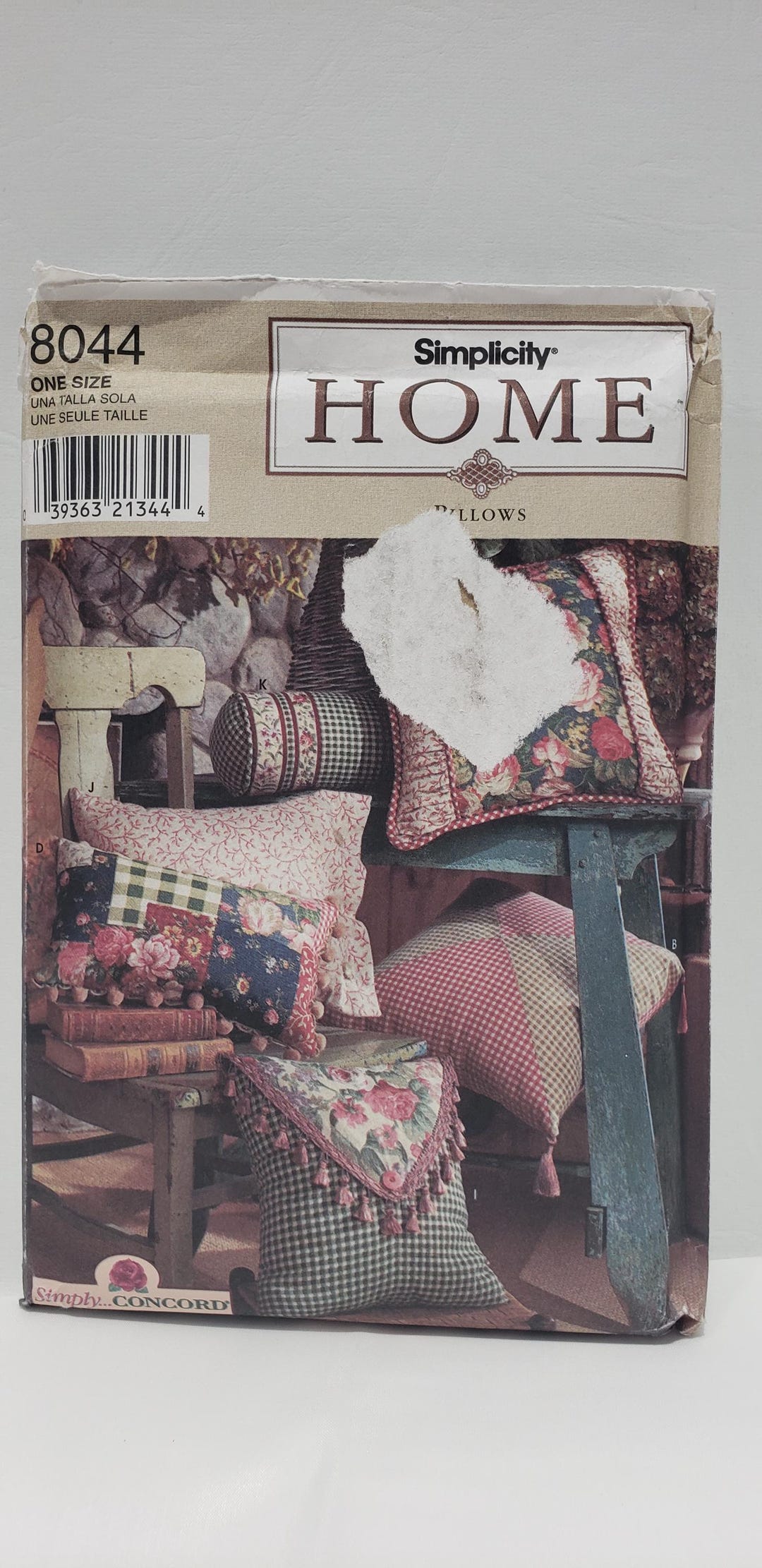Simplicity 8044 Sewing Pattern Designer Pillows Crafts Home Decorating UNCUT FF - Etsy