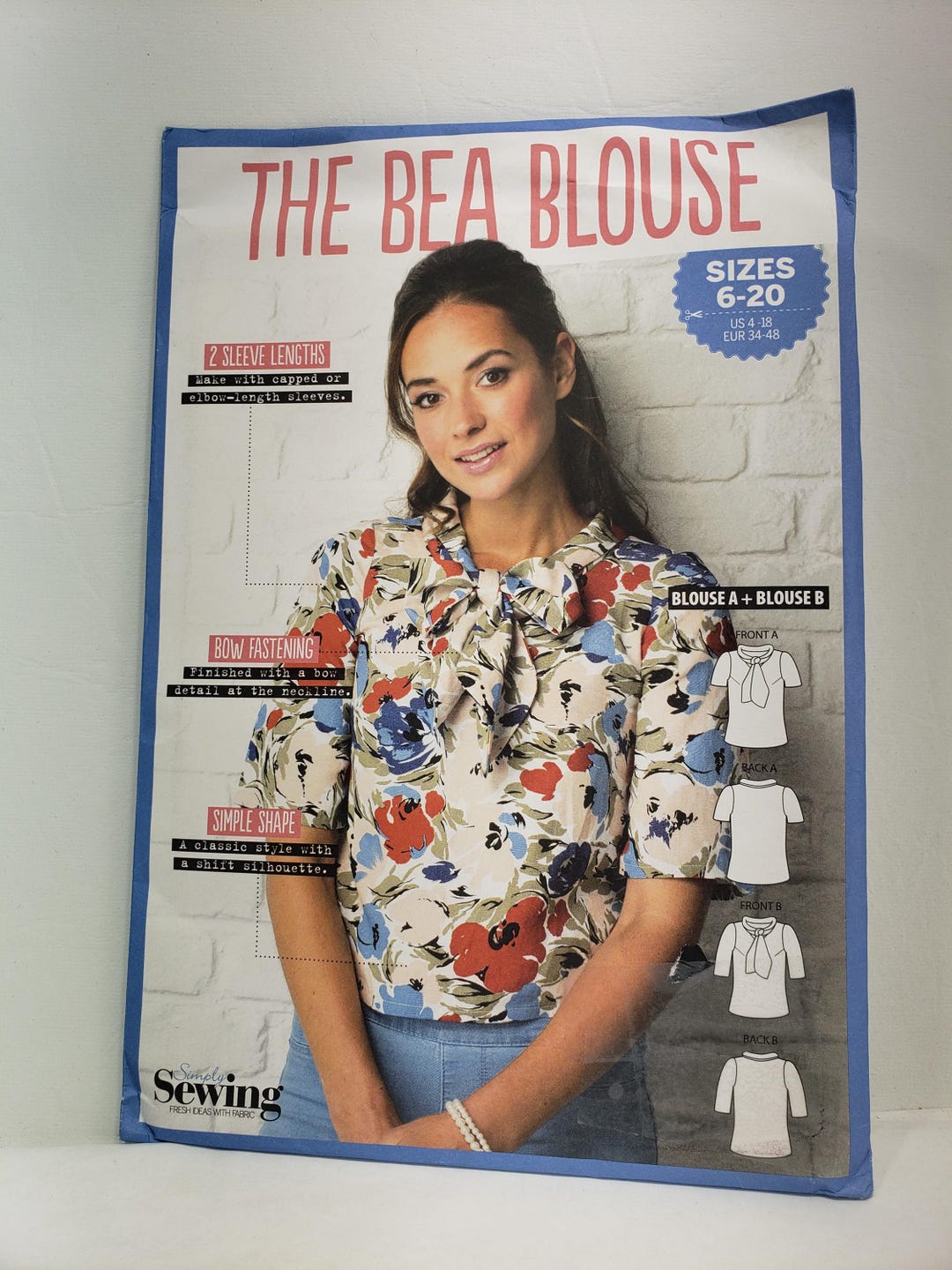 Simply Sewing Patterns - the Bea Blouse Sizes 6-20 UNCUT FF Sealed - Etsy