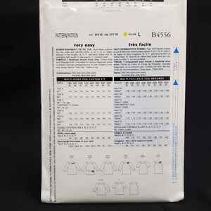 Butterick 4556 Sewing Pattern for Round Shoulder Knit Tops in Plus ...