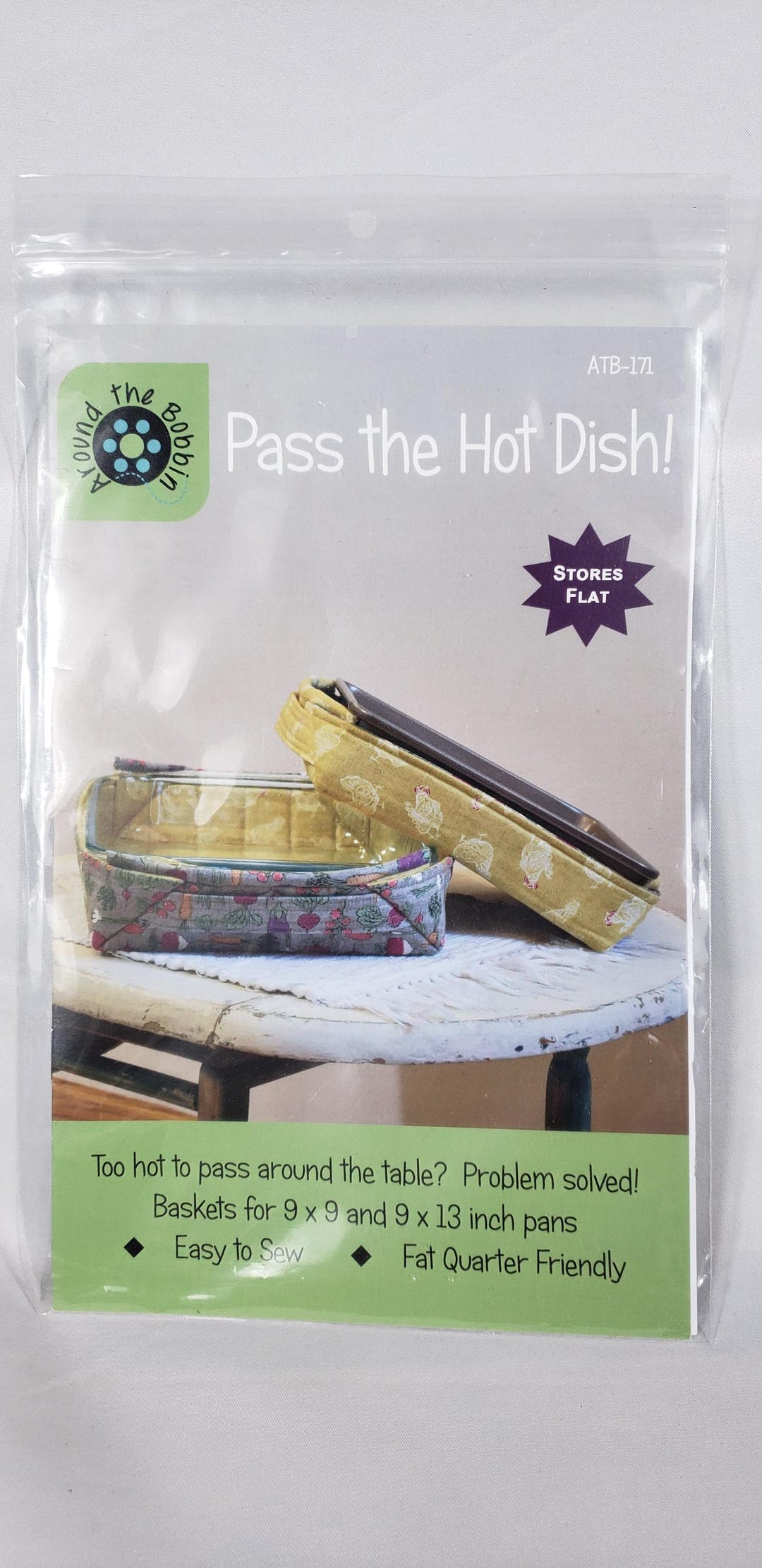 Pass the Hot Dish by Around the Bobbin Pattern - Etsy