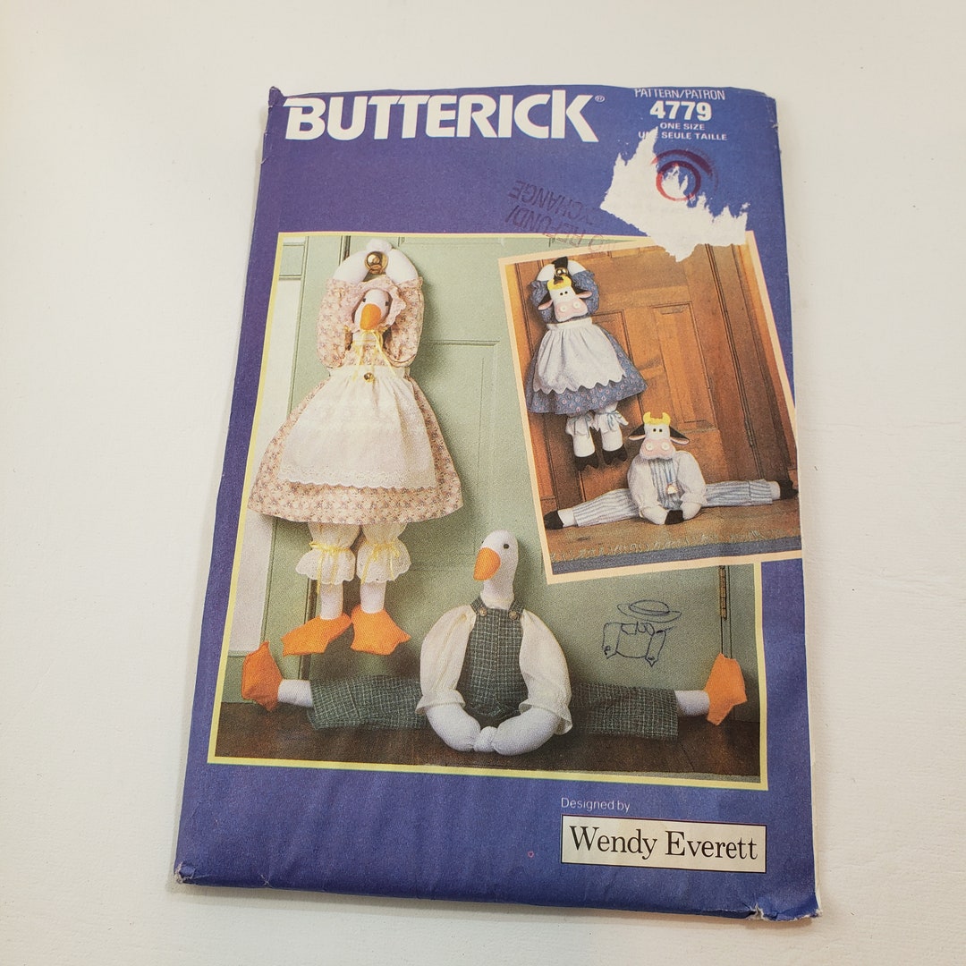 Butterick - 4779 - UNCUT - Sewing Pattern - Draft Stop Decoration ...