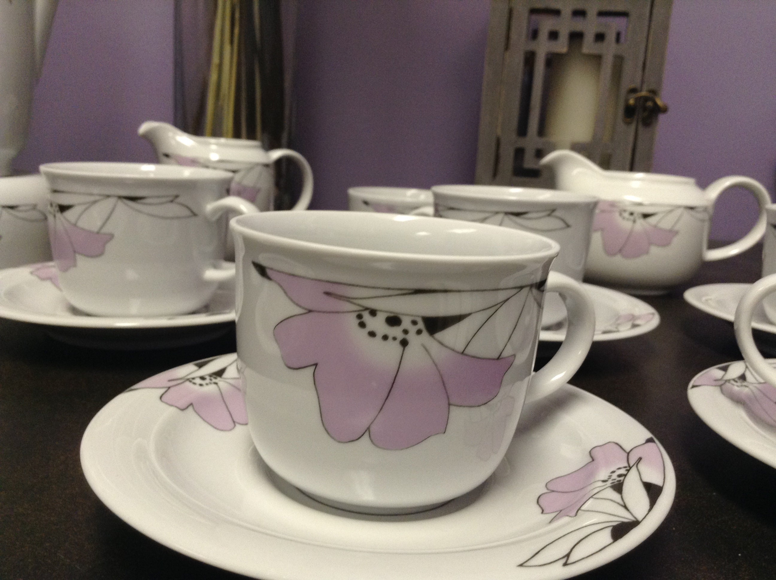 Vintage Flirt Tea/coffee Set From the 80's - Etsy