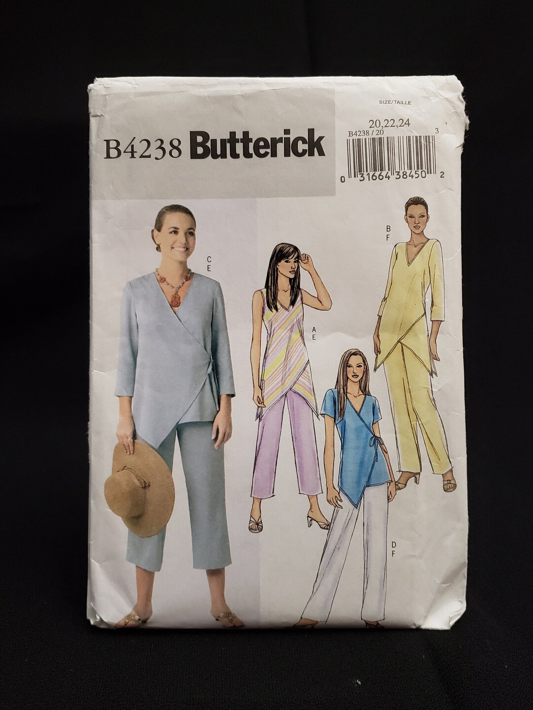 Butterick 4238 Sewing Pattern for Top and Pants Loose - Etsy