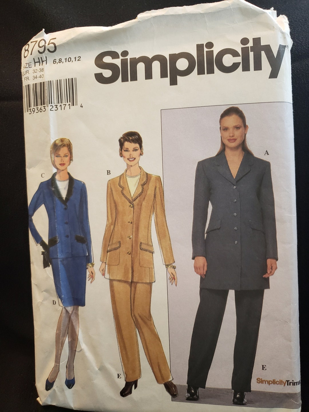 Simplicity 8795 Sewing Pattern for Misses/petite Jacket, Skirt and ...