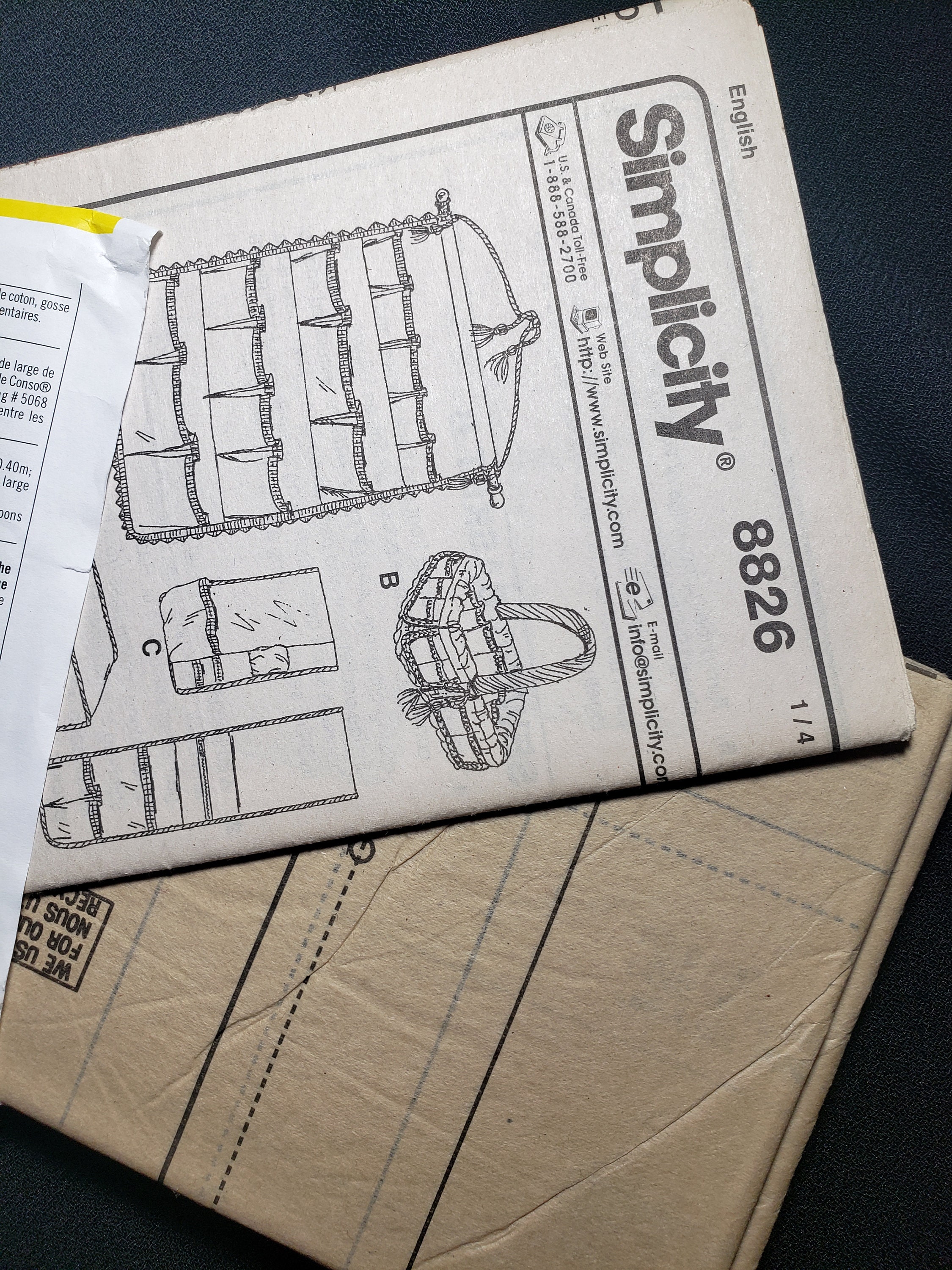 Simplicity 8826 Sewing Pattern for Sewing Room Accessories Wall ...