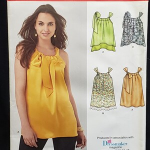 New Look 6245 Sewing Pattern, Tie Strap Blouse XS-XL, UNCUT - Etsy