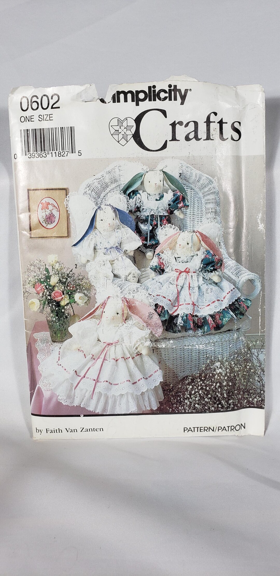 Simplicity 0602 Craft Pattern, Faith Van Zanten Bunnies UNCUT - Etsy