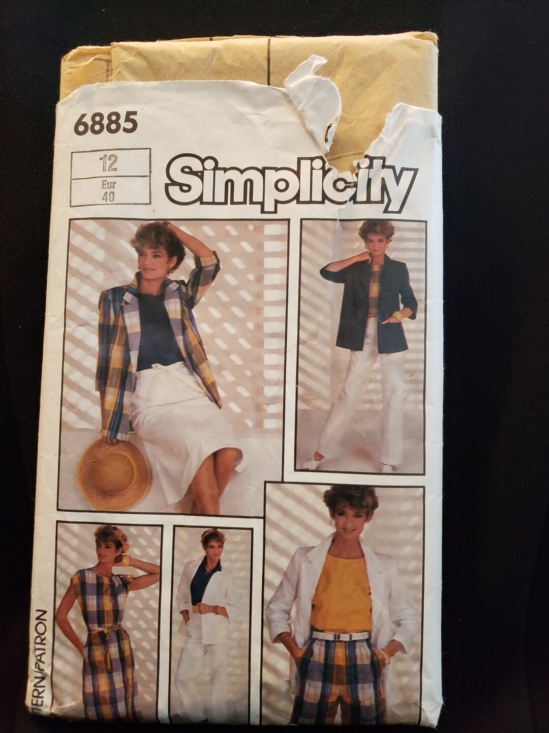 Simplicity 6885 Sewing Pattern for Womans'/misses Easy to Sew Go ...
