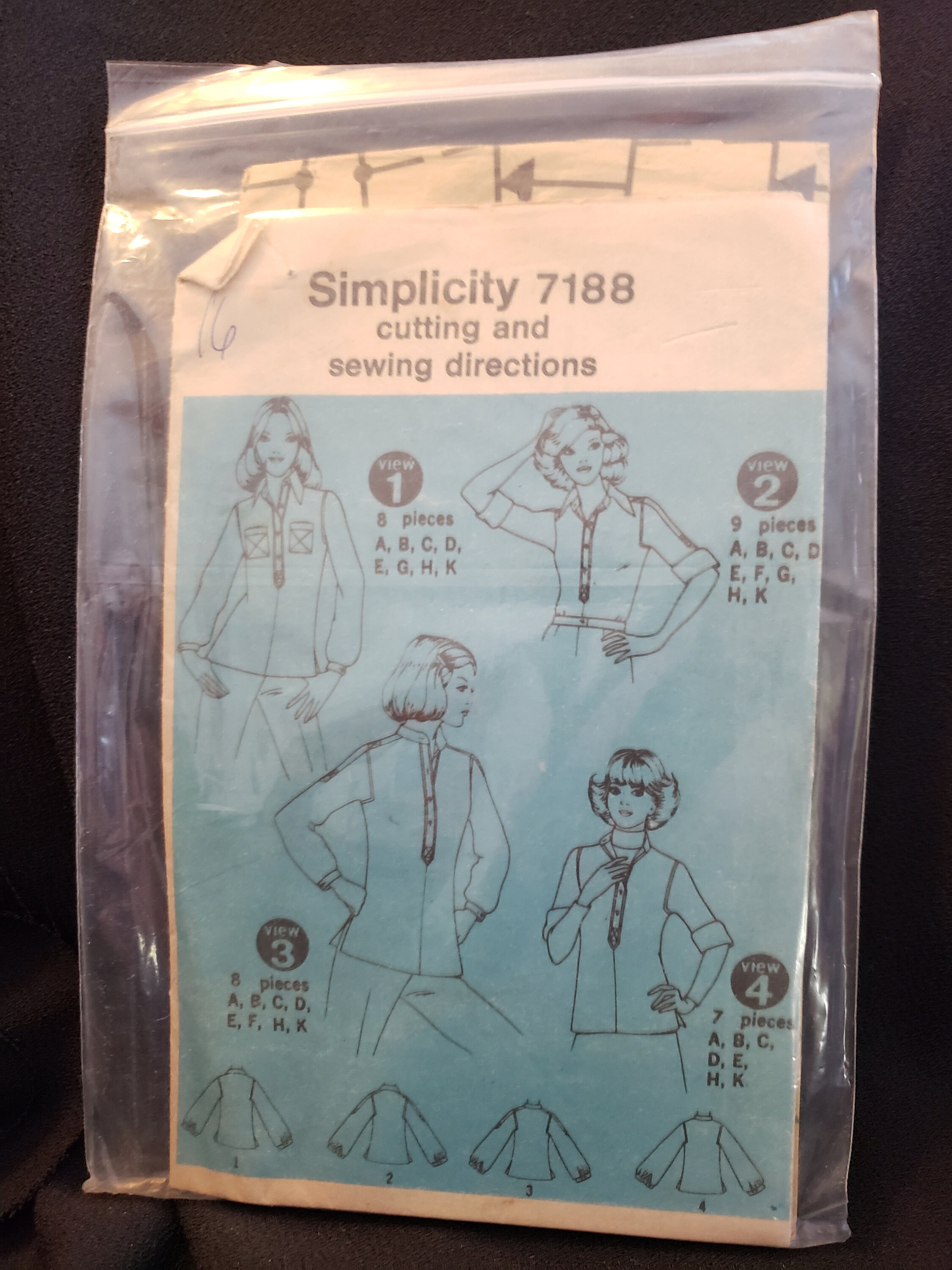 Simplicity 7188 Sewing Pattern for Misses/womens Pullover - Etsy