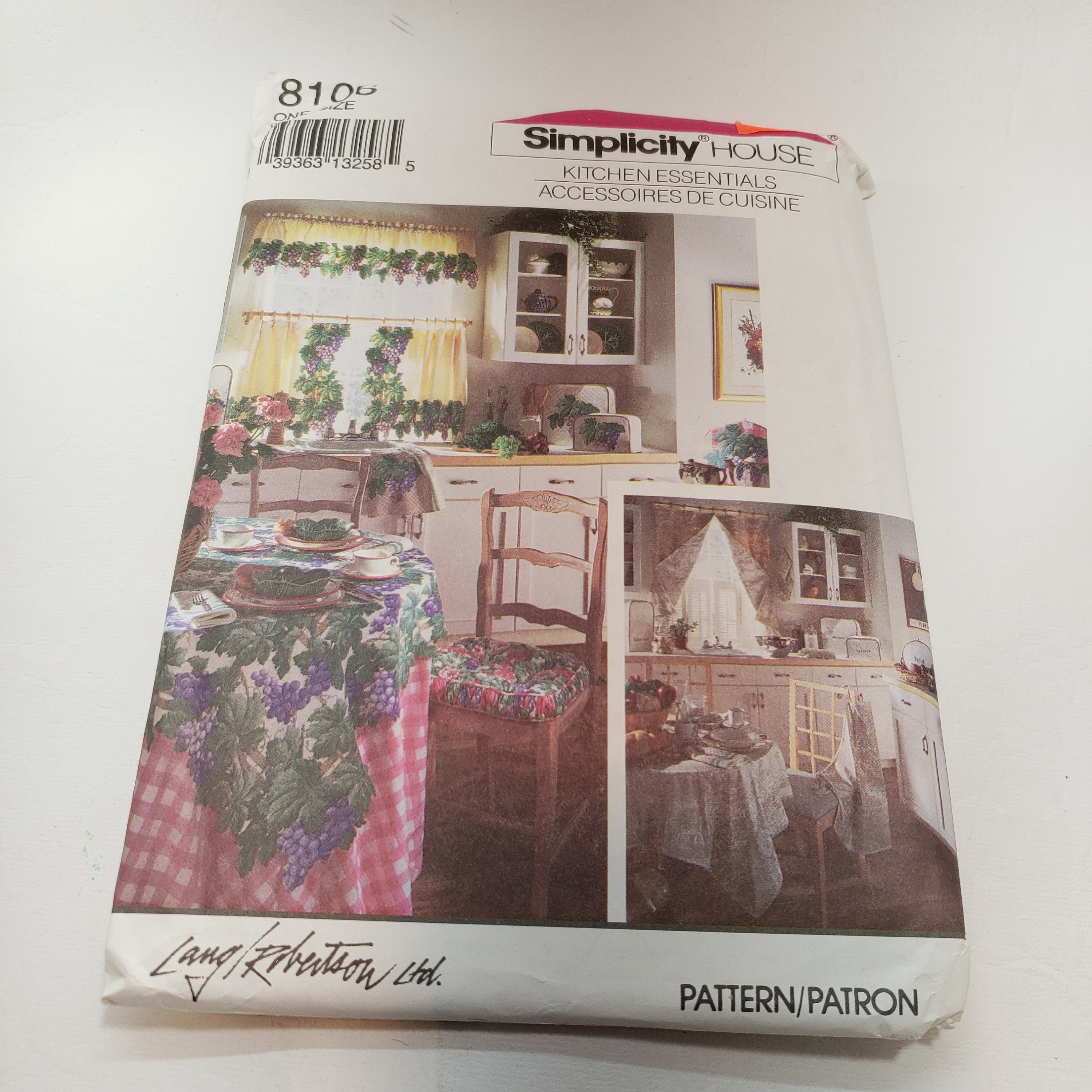 Simplicity 8106 House Sewing Pattern, Lang/robertson Ltd for Kitchen ...