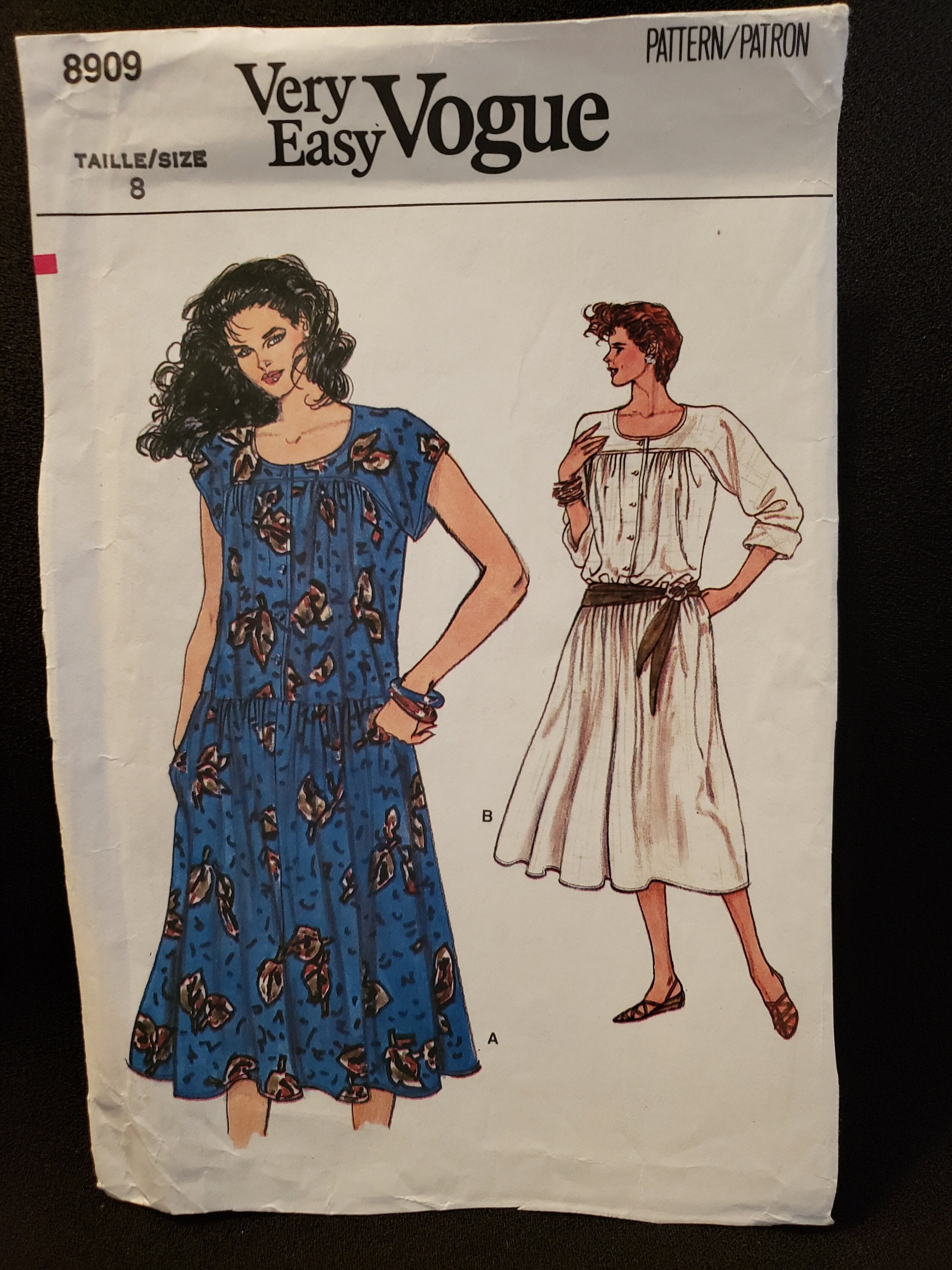 Kits & How To summer dress Vogue 8664 very easy sewing pattern for ...