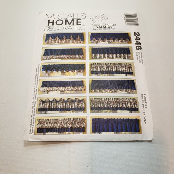 Valance Patterns - Etsy