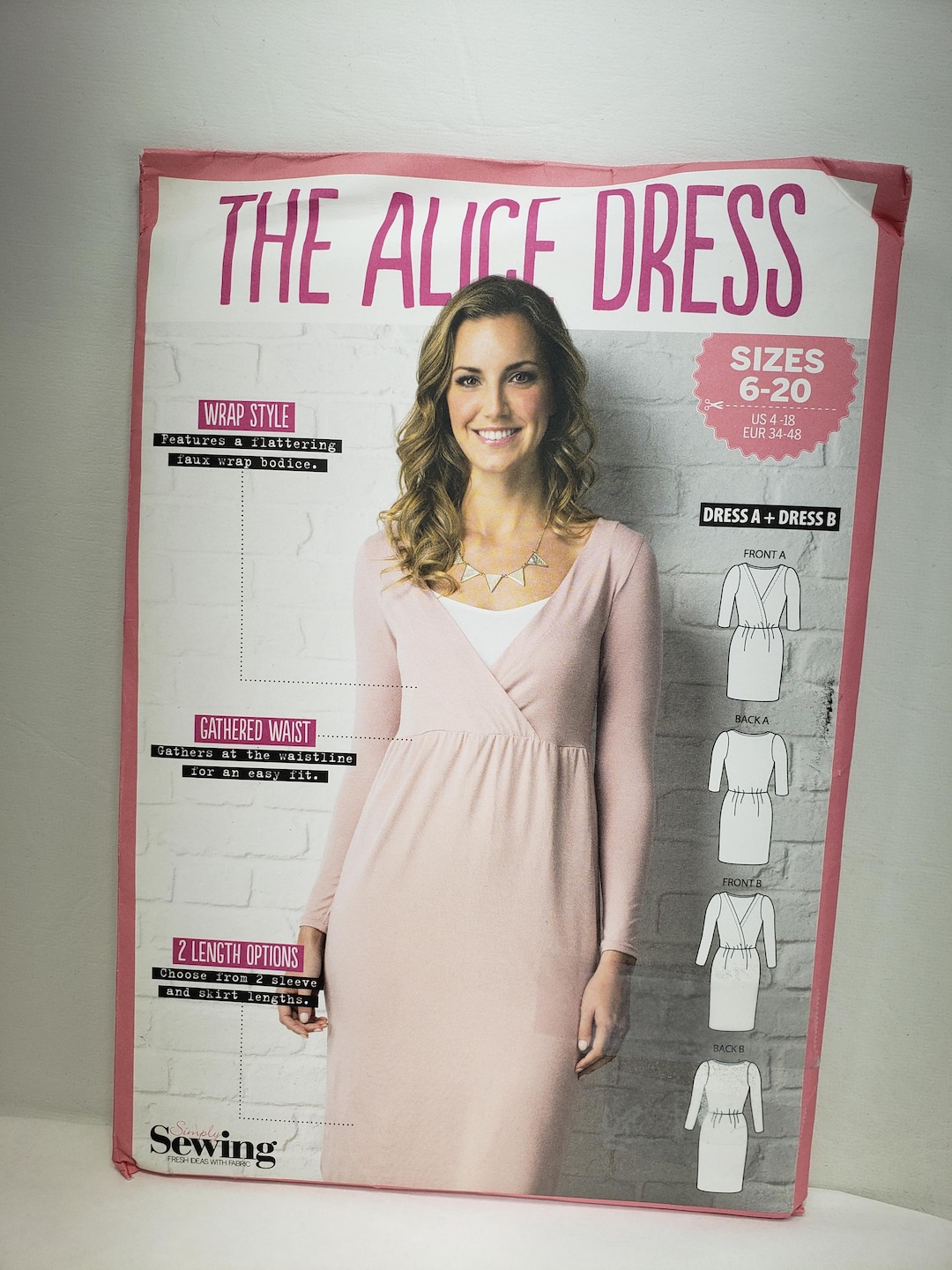 Simply Sewing Pattern the the Alice Dress Sizes 4-20 FF UNCUT Sealed - Etsy