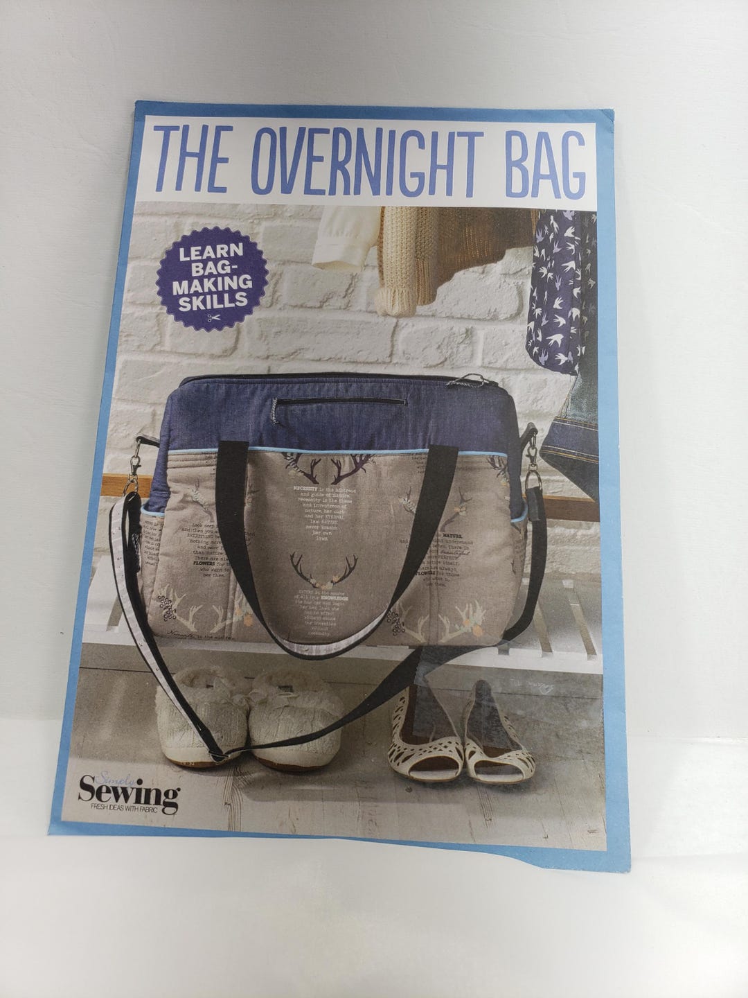 Simply Sewing Patterns, the Overnight Bag, Learn Bag Making Skills ...
