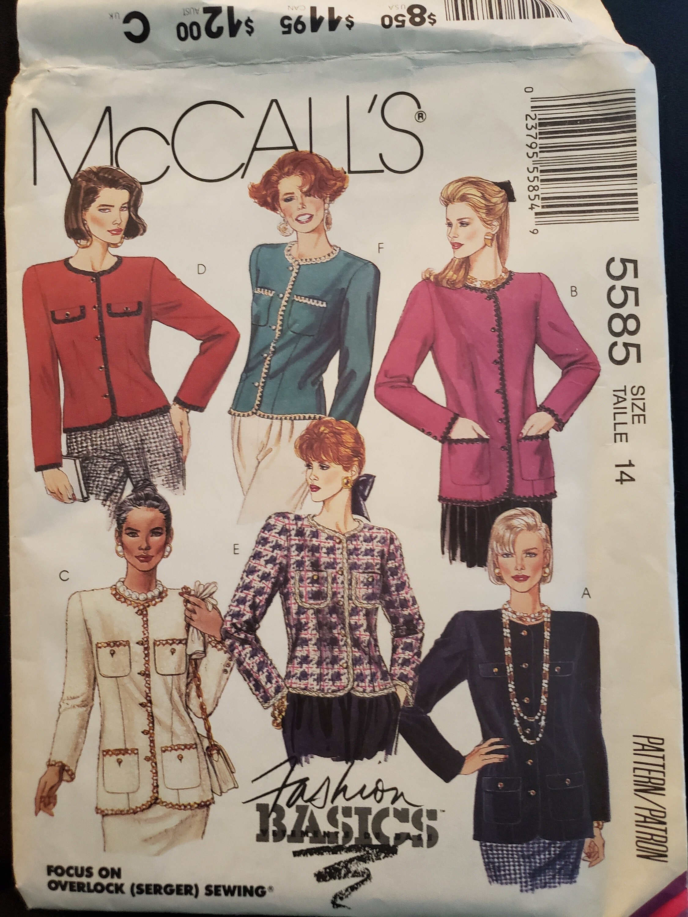 Mccall's 5585 Sewing Pattern for 1930's Designer Type - Etsy
