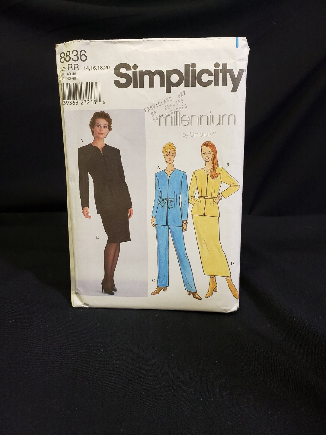 Simplicity 8836 Sewing Pattern for Jacket, Skirt and Pants Plus Sizes ...