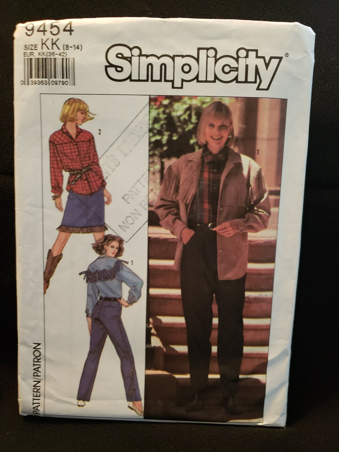 Simplicity 9454 Sewing Pattern for Missed Shirt-jacket, Pants and Skirt ...