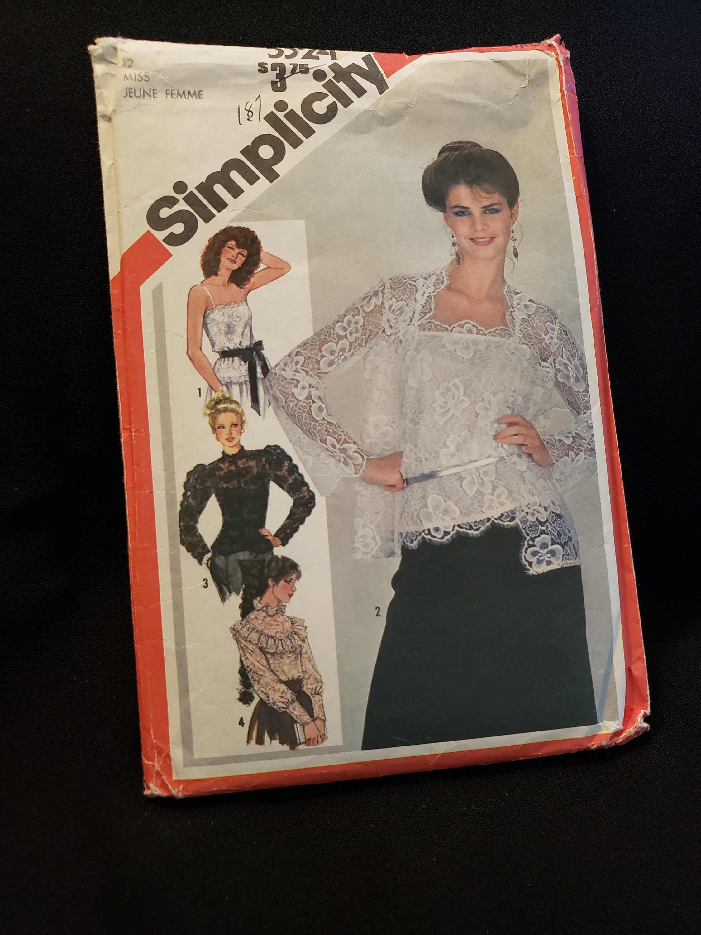 Simplicity 3324 Sewing Pattern for Victorian Feminine Jacket, Blouse ...