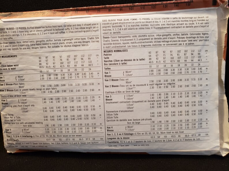 Simplicity 5303 Sewing Pattern for Womens/misses Victorian Style Blouse ...