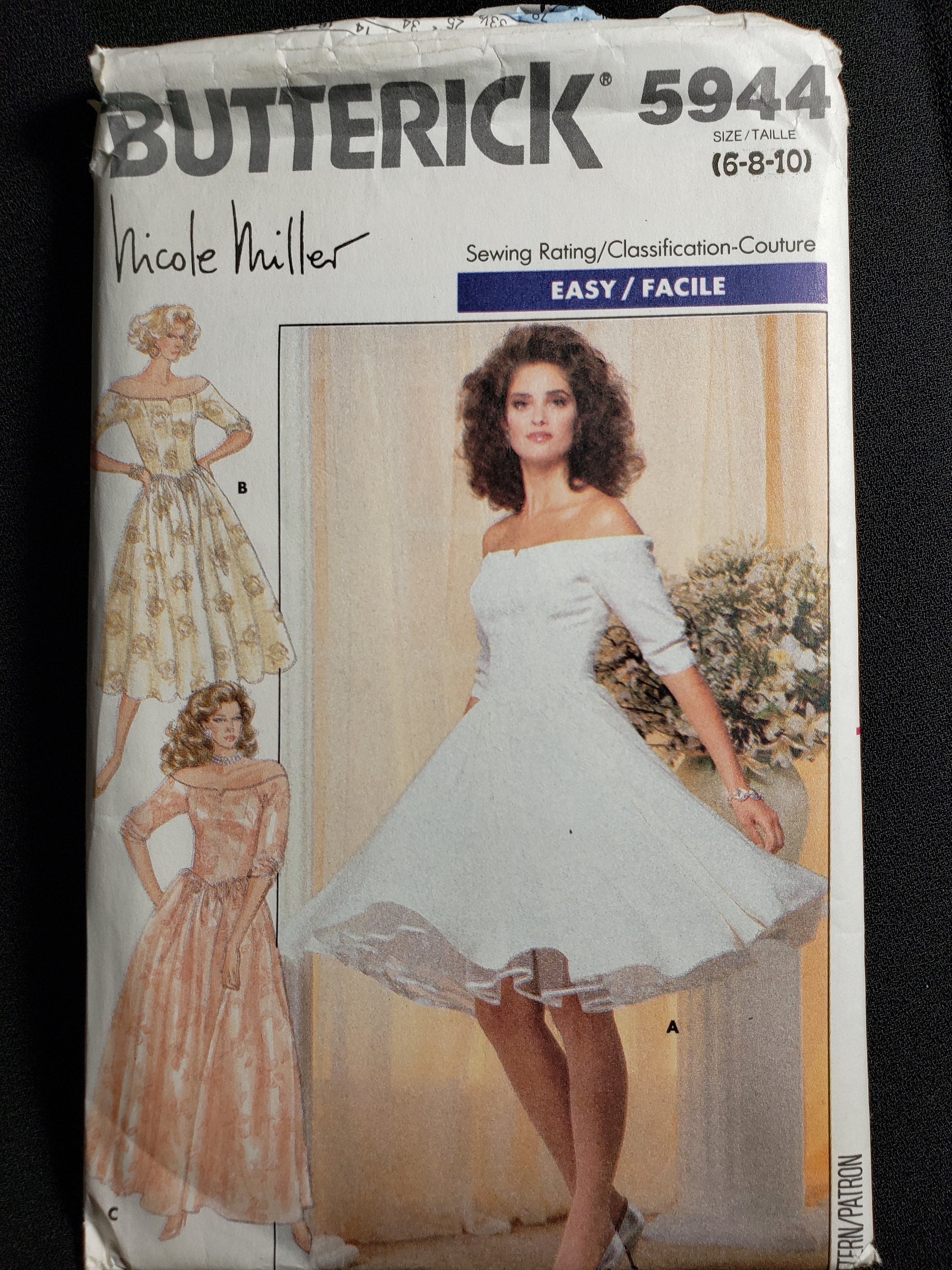 Sewing & Needlecraft Vintage 1987 Butterick Sewing Pattern Nicole ...