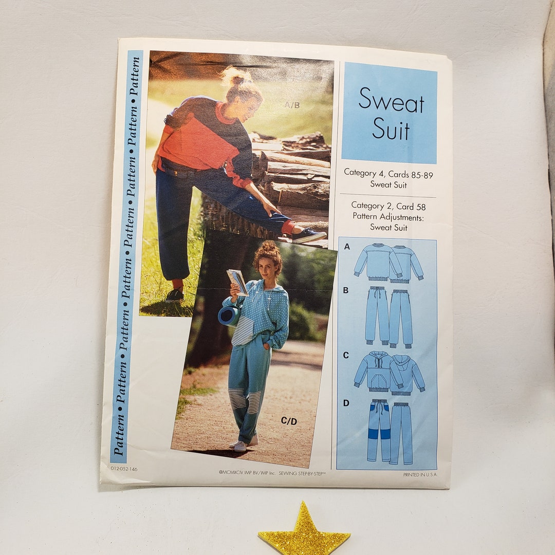 Step by Step Sweat Suit Sewing Pattern UNCUT FF Size 4-22 Plus Size - Etsy