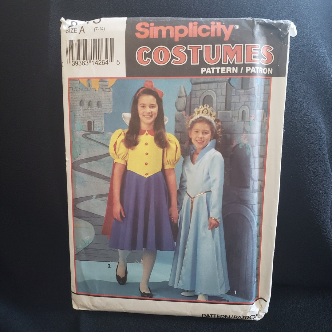 Simplicity 8515 Sewing Pattern for Girls Fairy Tale Costumes-princess ...