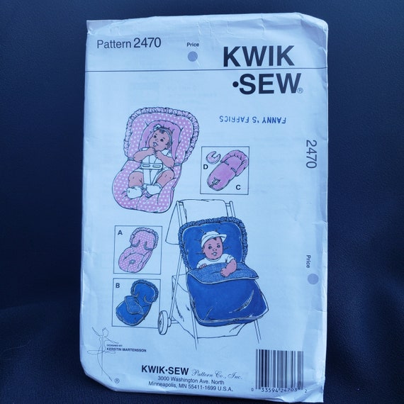 Kwik Sew 2470 Sewing Pattern for Covers for Car Seats and - Etsy