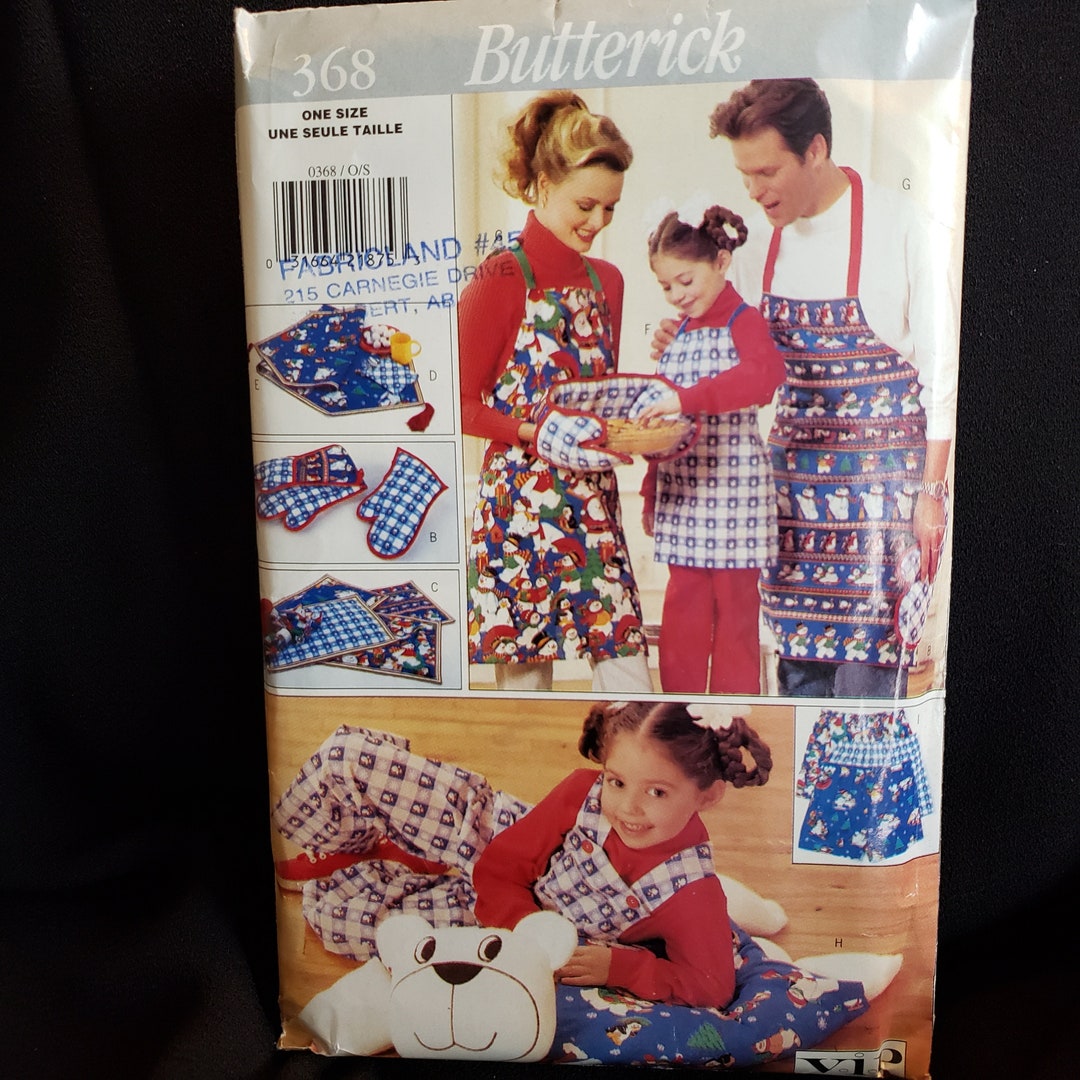 Butterick 368, Sewing Pattern for Christmas Gift Package, Casserole ...