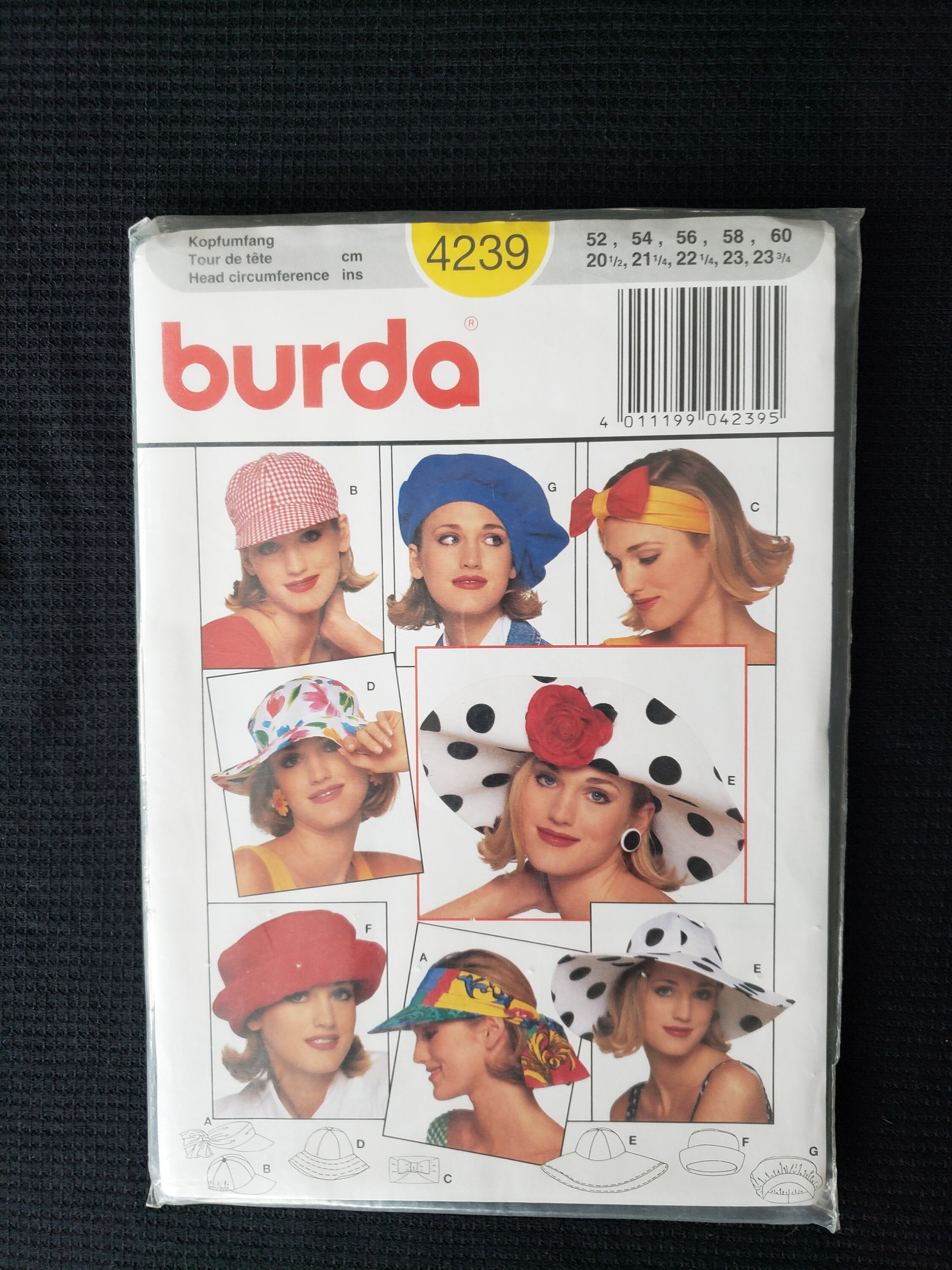 Sewing & Needlecraft Burda 4239 Complete Uncut Factory Folds Unopened ...